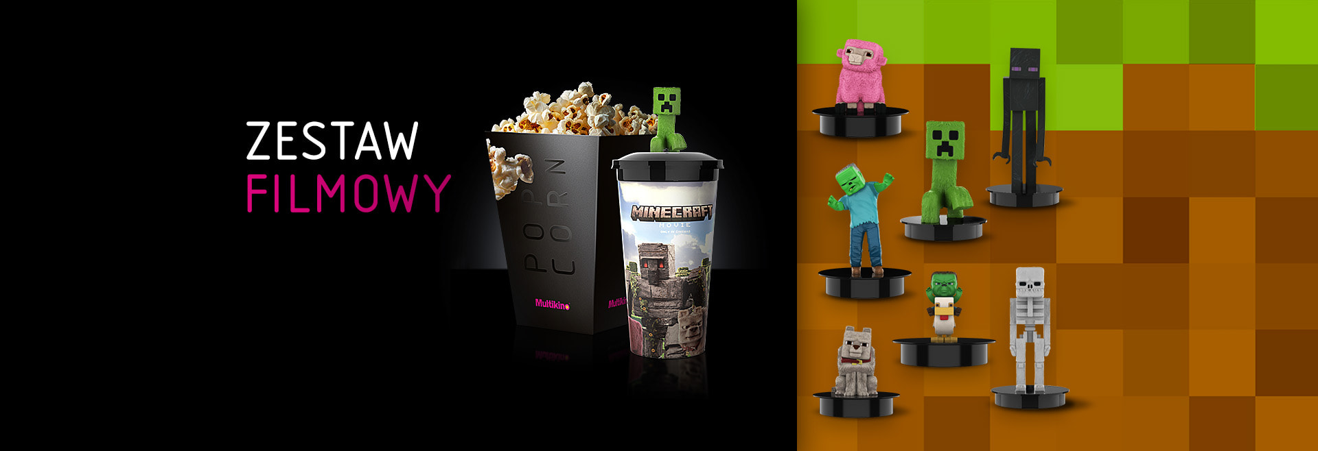 Zestaw Filmowy z okazji premiery filmu Minecraft!